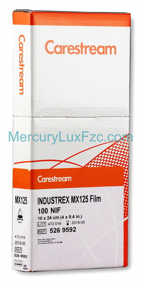 Industrial X-ray Film Carestream Industrex (Kodak) МХ125 10x24 cm. - Mercury Lux - Wholesale ...
